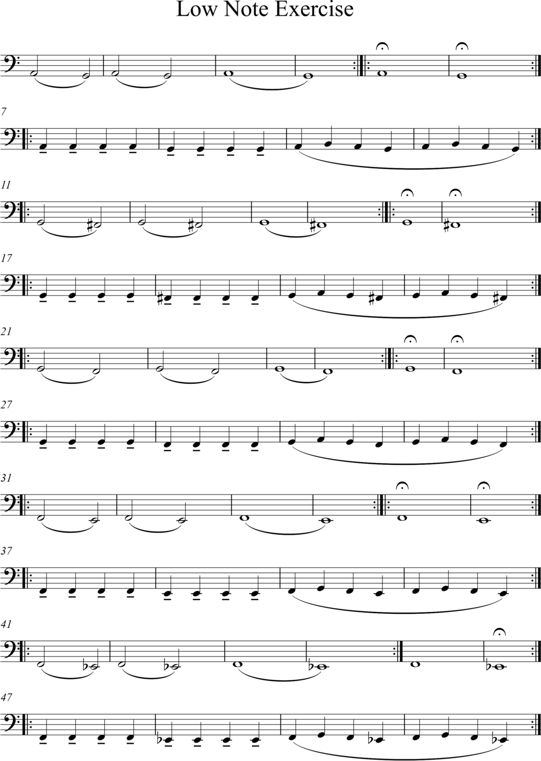 Exercises for Low Notes – A Modern Guide to Teaching and Playing the ...